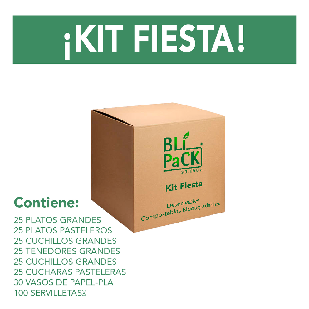 ¡KIT FIESTA! 280 Piezas. – Blipack