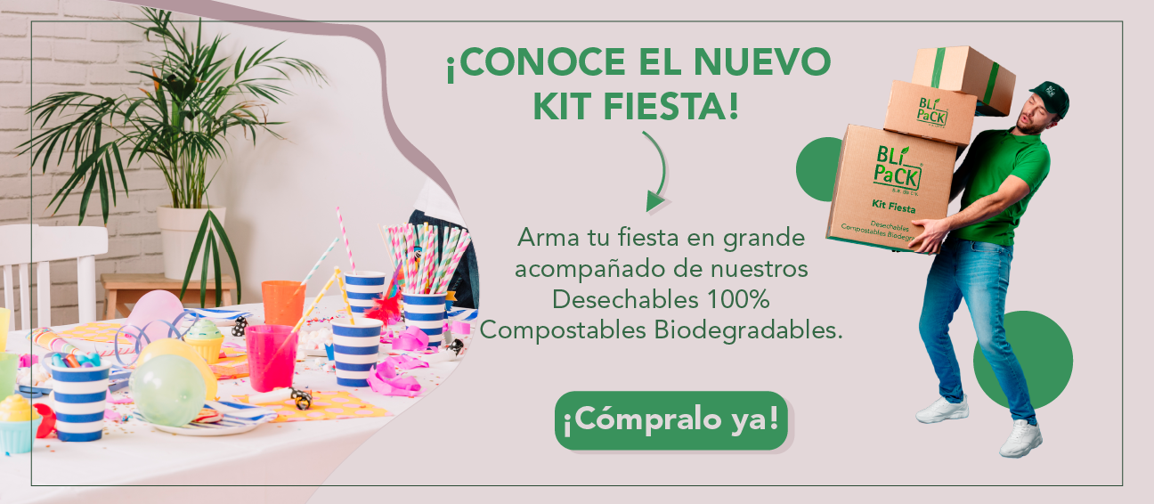 Desechables Compostables Biodegradables Blipack